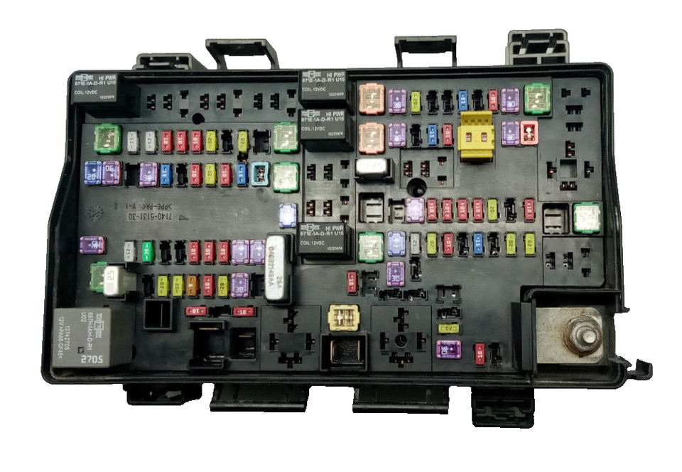 2013-2014 Dodge Ram 1500 TIPM Fuse Box Integrated Power Module Fusebox ...