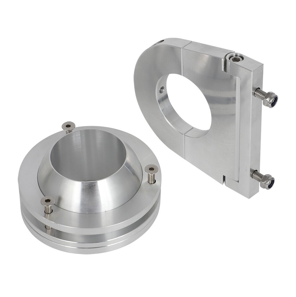 CNC 2" Swivel Base Floor Mount 2 1/2" Steering Column Drop Comb Kit ...