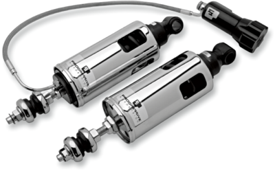 Progressive 422 Series Chrome Rear Shocks For 00-17 Harley Softail FXS ...