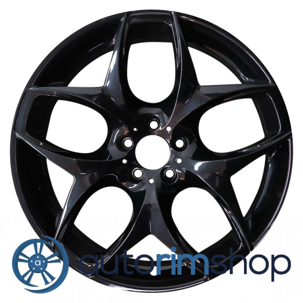 BMW X5 X6 X5M X6M 2007-2019 21" OEM Wheel Rear Wheel Rim Black 6782834 ...