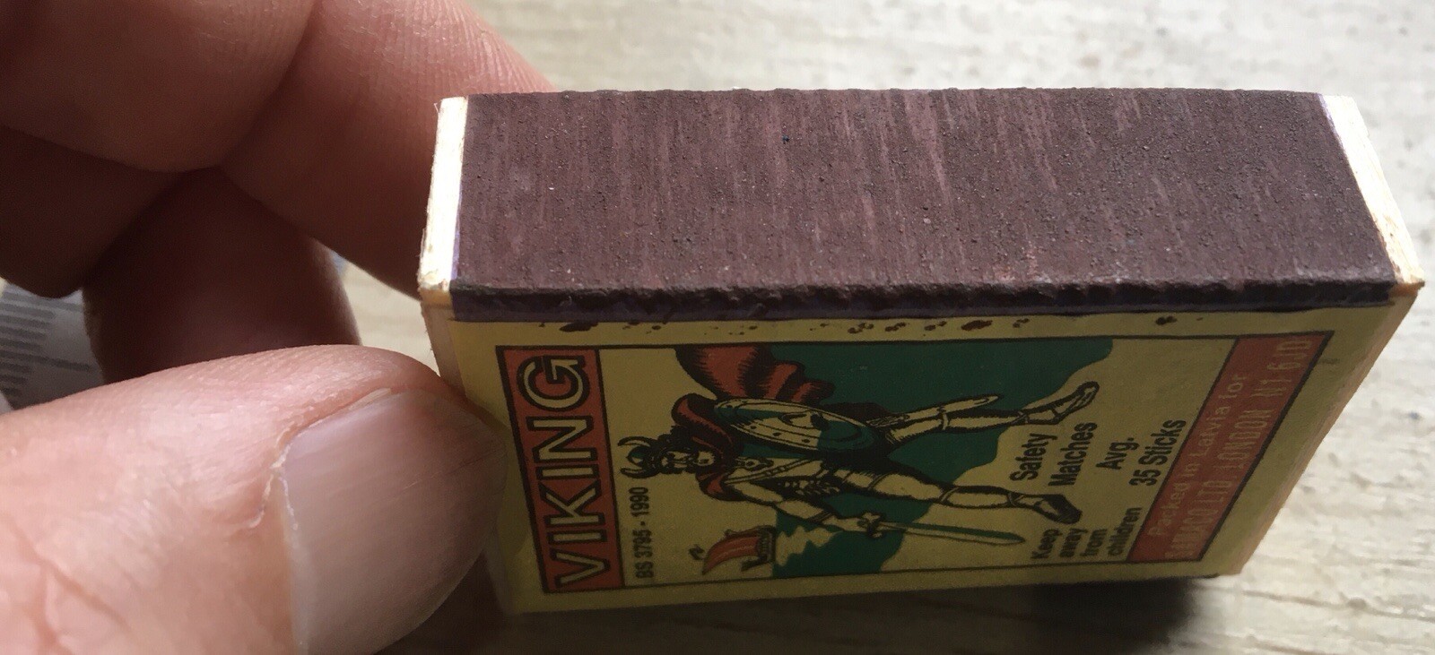 Vintage Viking Packet Of Matches Packed In Latvia For London | eBay