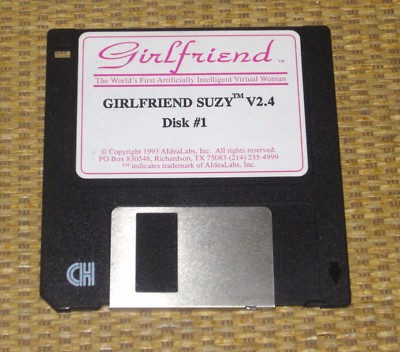 Girlfriend Suzy | *RARE* 1993 VINTAGE PC Virtual Woman V2.4 AI 3.5 ...