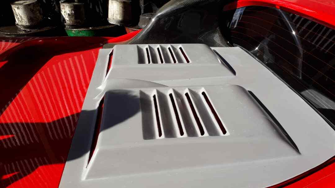 for JDM MR2 SW20 rear hatch lid hood bonnet vents duct scoop intake MR ...