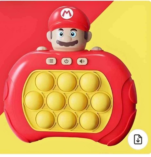 Super Mario Pop Push it Game Controller Sensory Fidget Toy Electronic ...