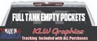 Full Tank Empty Pockets Decal Sticker Turbo Diesel Truck 6.7L 6.6L Car ...