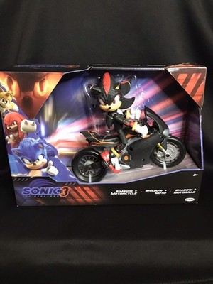 Jakks Sonic The Hedgehog 3 Movie 5” Shadow Action Figure and Motorcycle ...