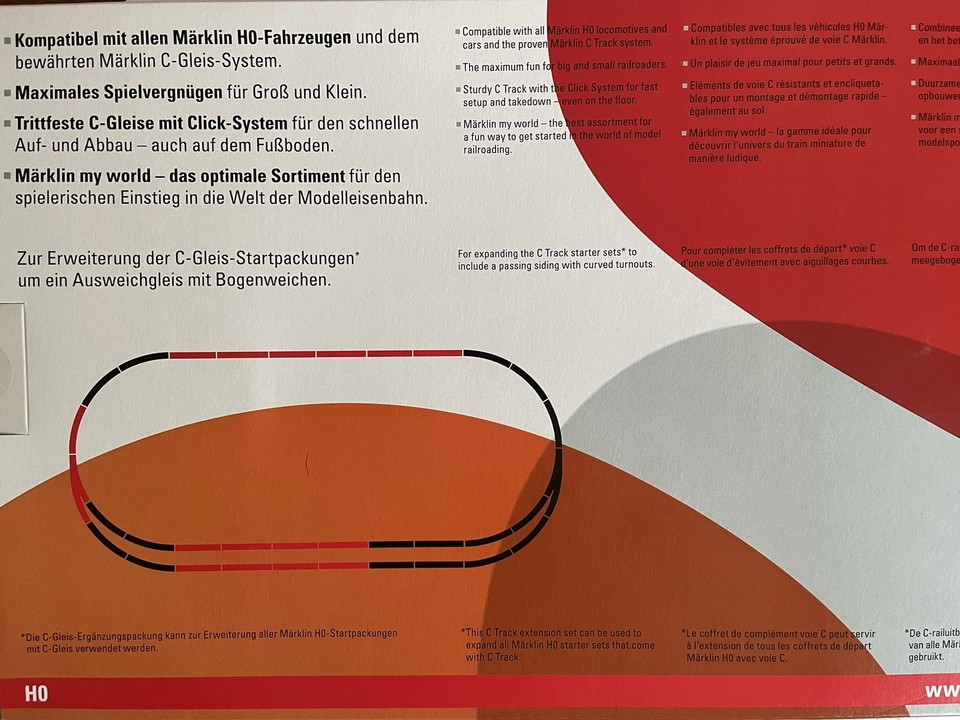 MARKLIN My World ICE Starter Set 29200 With Track Extension 24903 HO ...