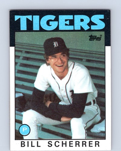 1986 Topps #217 Bill Scherrer Detroit Tigers Baseball Card | eBay