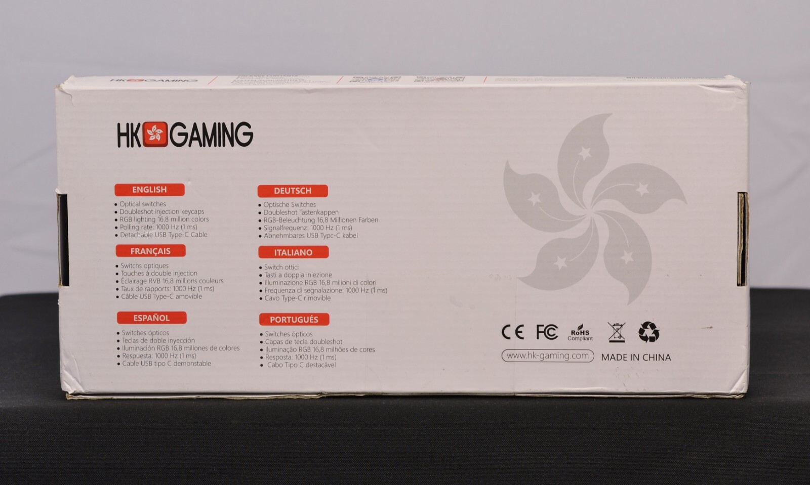 HKGaming GK61v2 Mechanical Keyboard Black 61 Key Gateron Switches ...