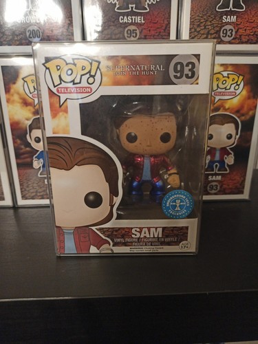 Supernatural Funko Pop #94 Metallic Blood Splatter Sam Mint Rare | eBay