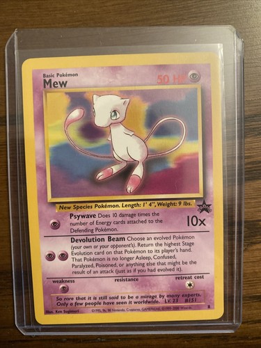 Pokemon TCG Cards Mew 8 WOTC Black Star Promo | eBay