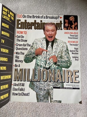 Entertainment Weekly Magazine November 1999 - Regis Philbin Who Wants ...