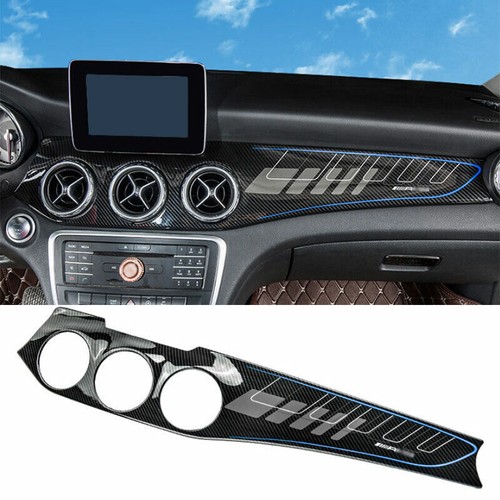 For Benz GLA CLA 2013-2019 ABS Carbon Fiber Central Console Dashboard ...