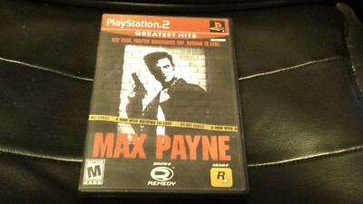 Max Payne Greatest Hits (Sony PlayStation 2, 2001) - PS2 - CIB COMPLETE ...