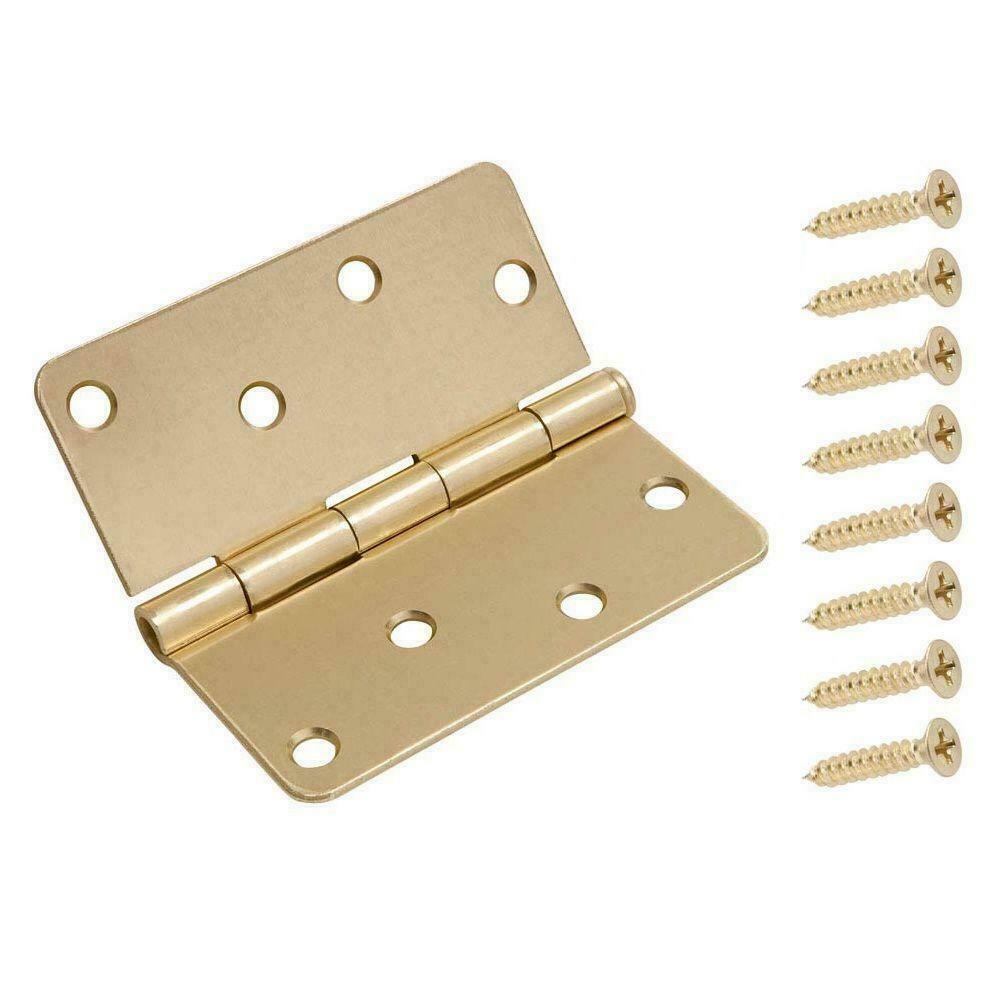 Everbilt 2 In X 2 In Satin Brass Narrow Utility Hinge
