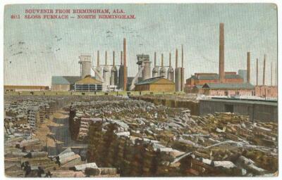 Birmingham Alabama AL ~ Steel Mills Sloss Furnace- North Birmingham ...