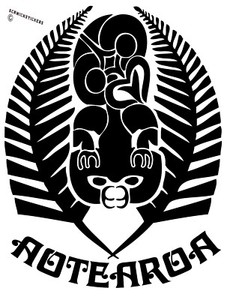 MAORI TIKI AOTEAROA NEW ZEALAND WITH FERNS KIWI STICKER | eBay