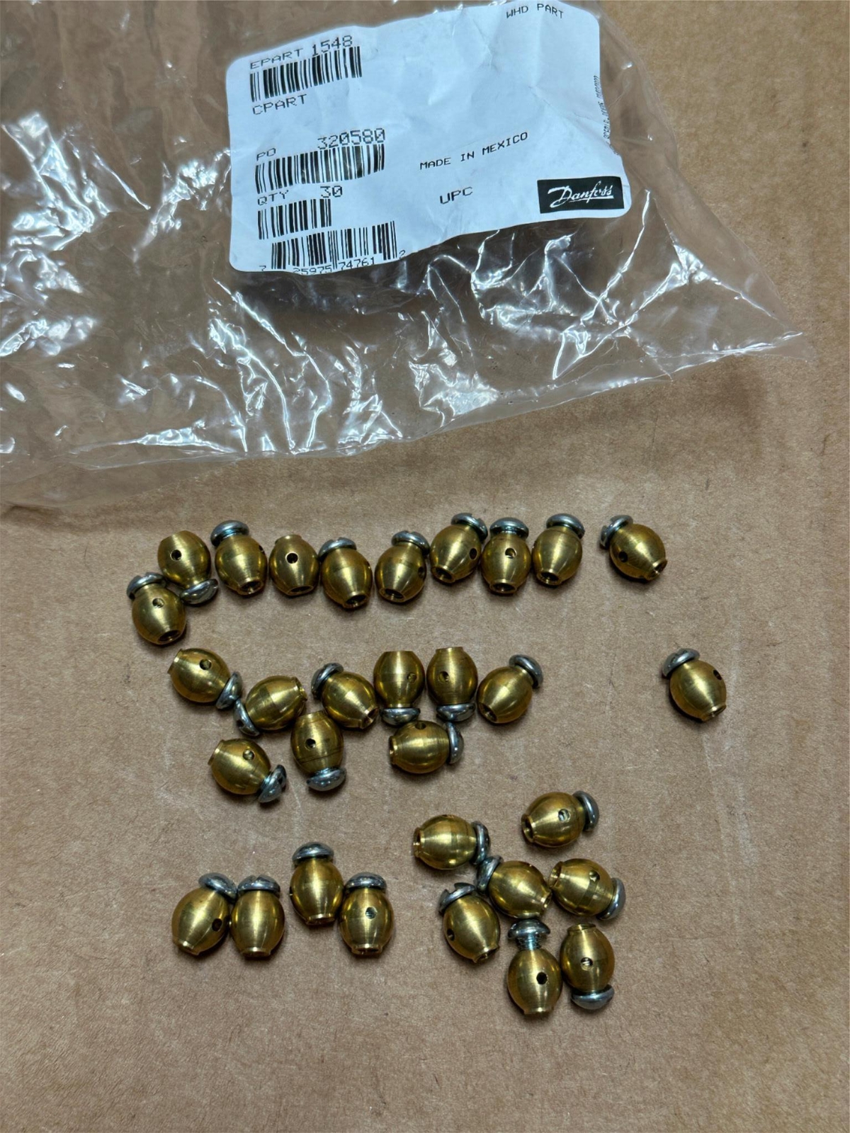 30 Pack Lot Danfoss Weatherhead 1548 Hose Crimper Tool Parts Brass ...