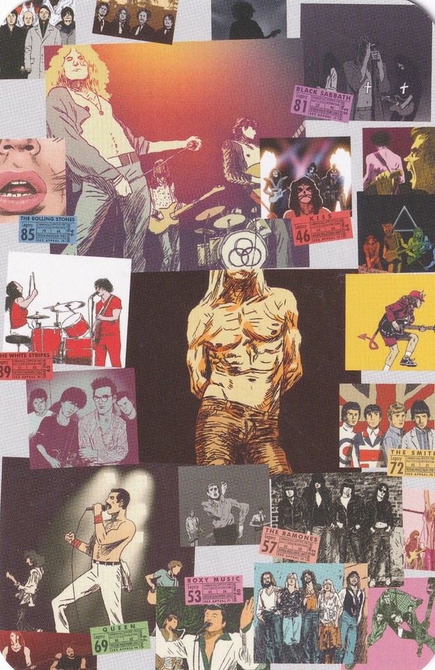 Radiohead, card from Battle of the Bands Rock Trump Card Game 2016 | eBay