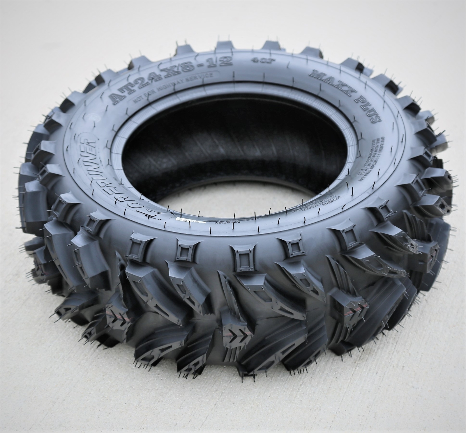 2 Forerunner Maxx Plus 24x8.00-12 24x8-12 24x8x12 40F 6 Ply MT Mud ATV ...