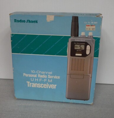 Vintage Radio Shack 10 Channel UHF-FM Transceiver Personal Radio ...