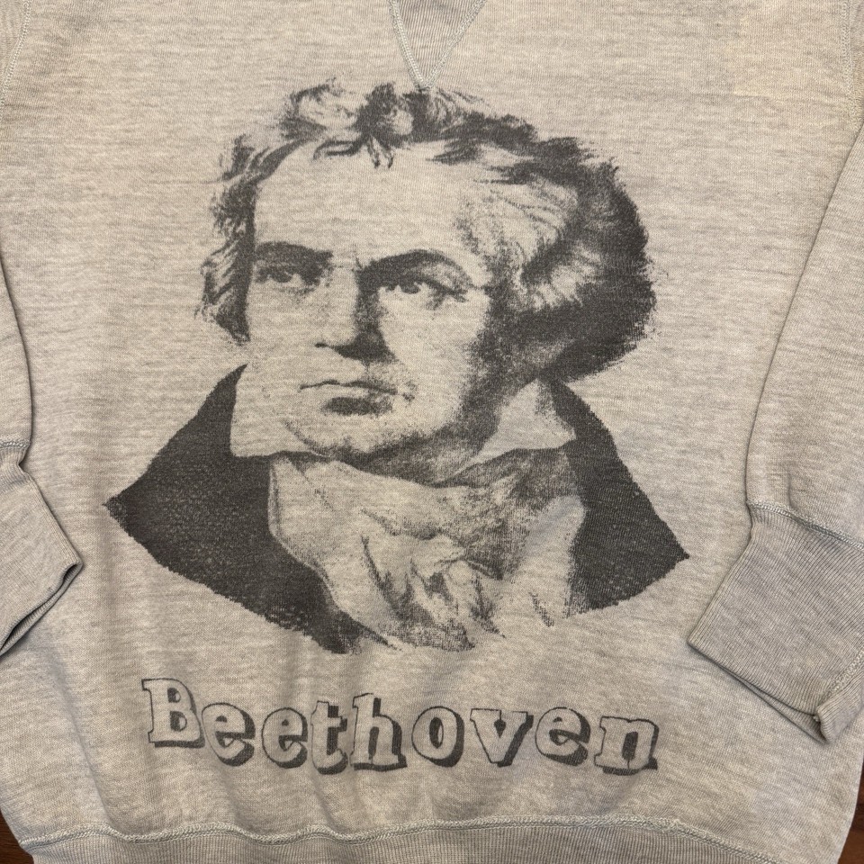 1960s Beethoven Sweatshirt Vintage Grey | eBay