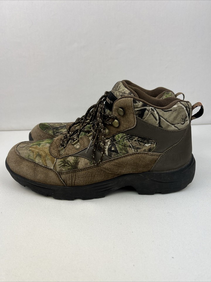 Realtree Men's Boots Size 12 Hunting Green Camo Lace Up Waterproof ...