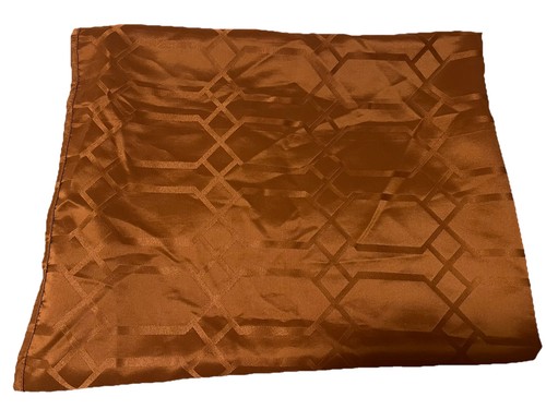 tablecloth rectangle Beautiful Burnt Orange Aproxamitle 82”x59” | eBay