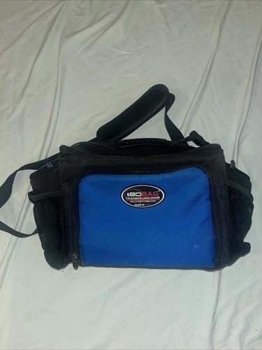 ISOBAG Isolator Fitness Bag 6 Insulated Meal Prep Bag Blue Lunch Box ...