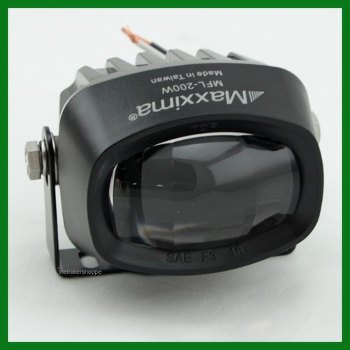 Maxxima Compact Mini Selective White Fog Light 12/24V Black Housing MFL ...