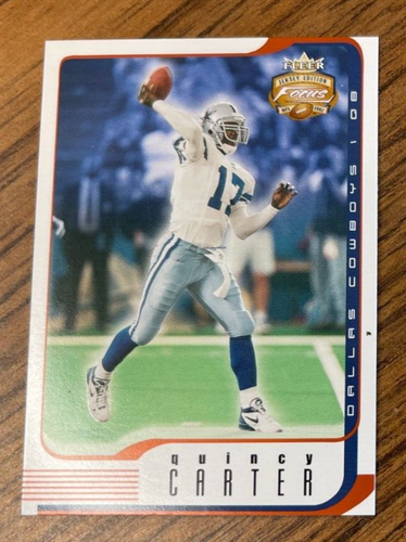 2002 Fleer Focus Card # 6 Quincy Carter - Dallas Cowboys | eBay