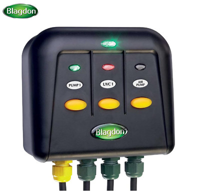 BLAGDON POWERSAFE GARDEN & POND WEATHERPROOF ELECTRICAL SWITCH BOX 3 ...