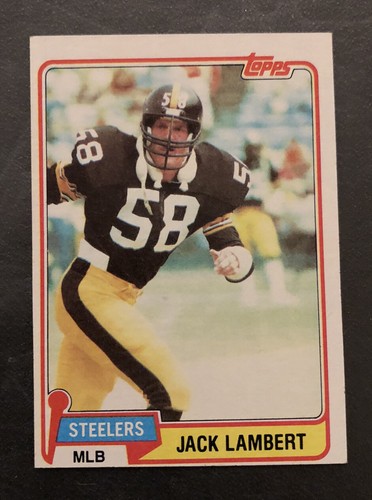 1981 Topps Jack Lambert Football Card #155 Pittsburgh Steelers | eBay