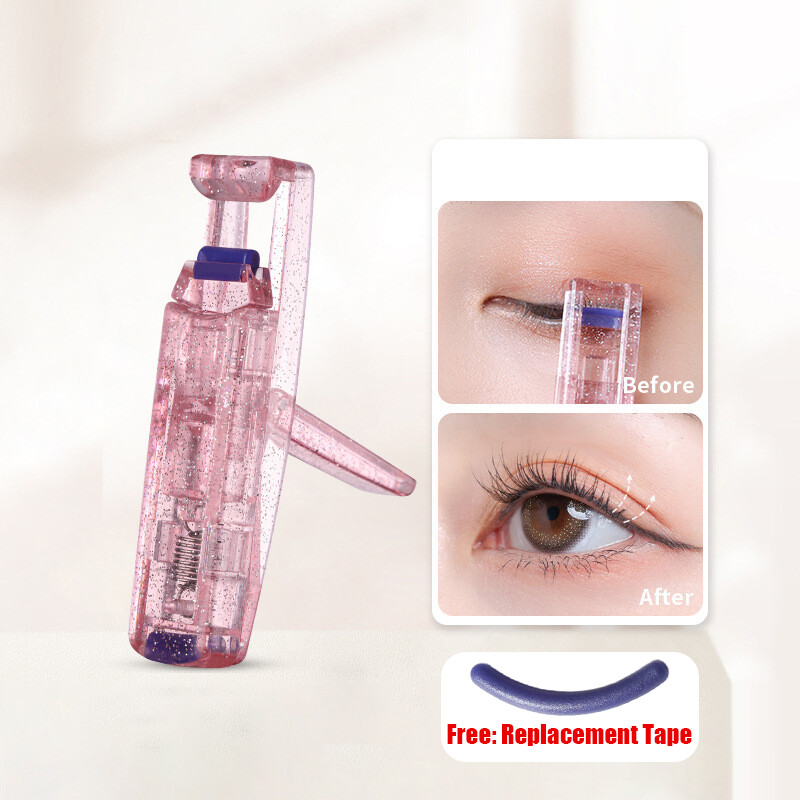 1/2PC Sparkling Eyelash Curler Curl Lower Eyelash Mini Portable Eyelash ...