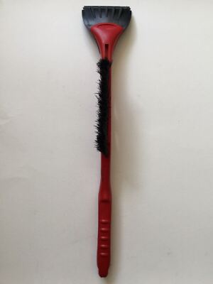 Red And Black Snow Frost Dust Or Ice Car Duster And Scraper | eBay