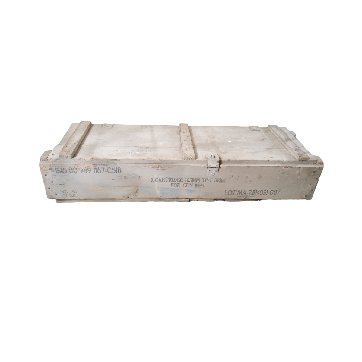Wooden Military Ordnance Crate Used for Storage of 105MM Rounds | eBay