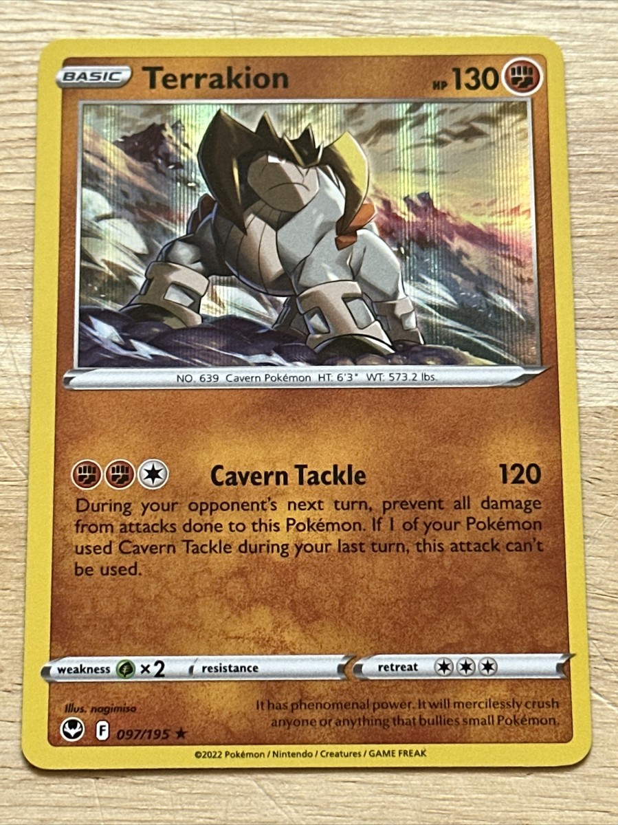 Terrakion Pokemon Card Sell Terrakion (Full Art) (Holo) Pokemon