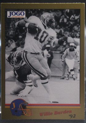 Willie Burden (Calgary/North Carolina State Wolfpack) - 1992 JOGO CFL ...