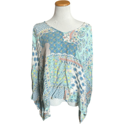 Womens Vanilla Bay Oversized Cold Shoulder Bat Wing Top - Sz L | eBay