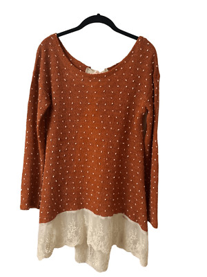 A’reve sweater rust color size small | eBay