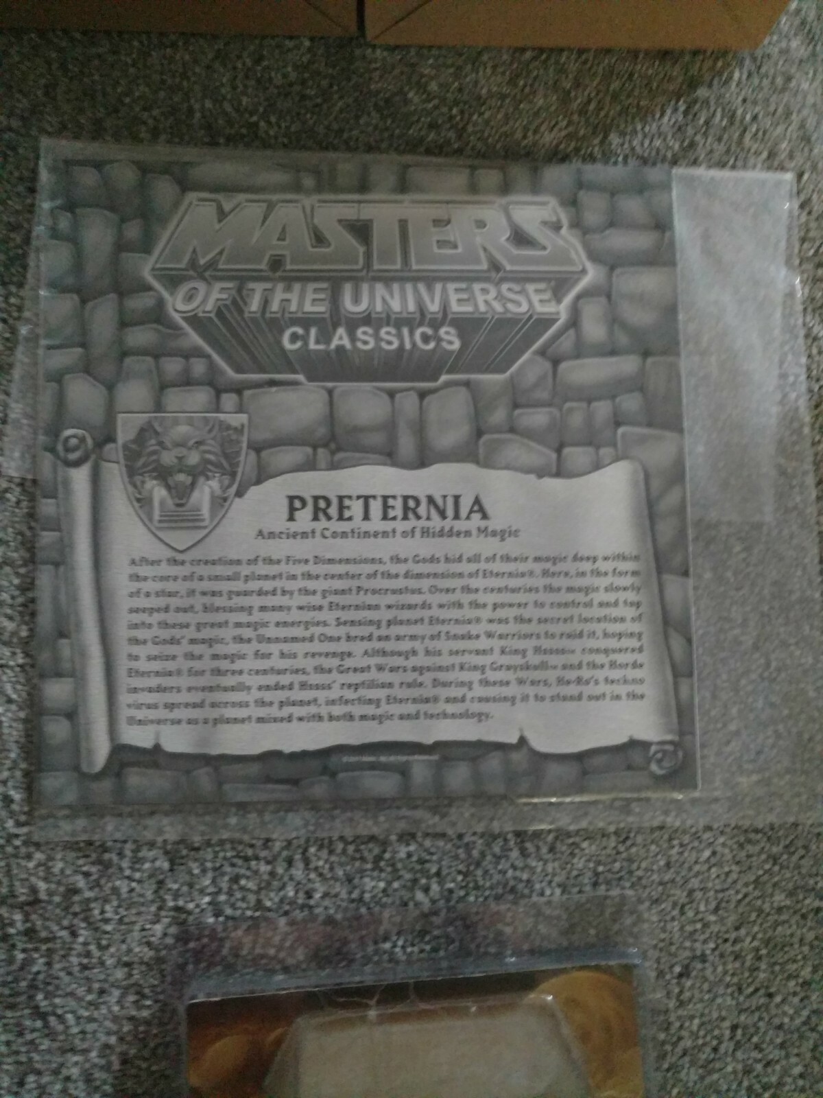 Masters of the Universe Classics Shadow Weaver W/ Preternia Map ...