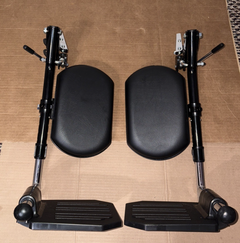 Wheelchair Lift Leg Rests Foot Rests Pair for Standard Wheelchair Left ...