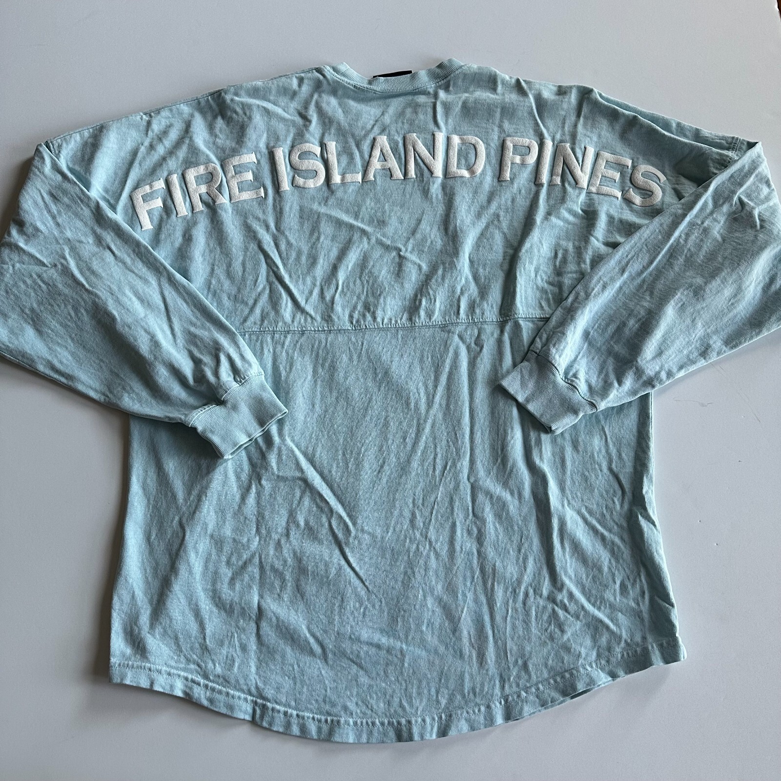 SPIRIT JERSEY Blue "Fire Island Pines" New York LS Ov… - Gem