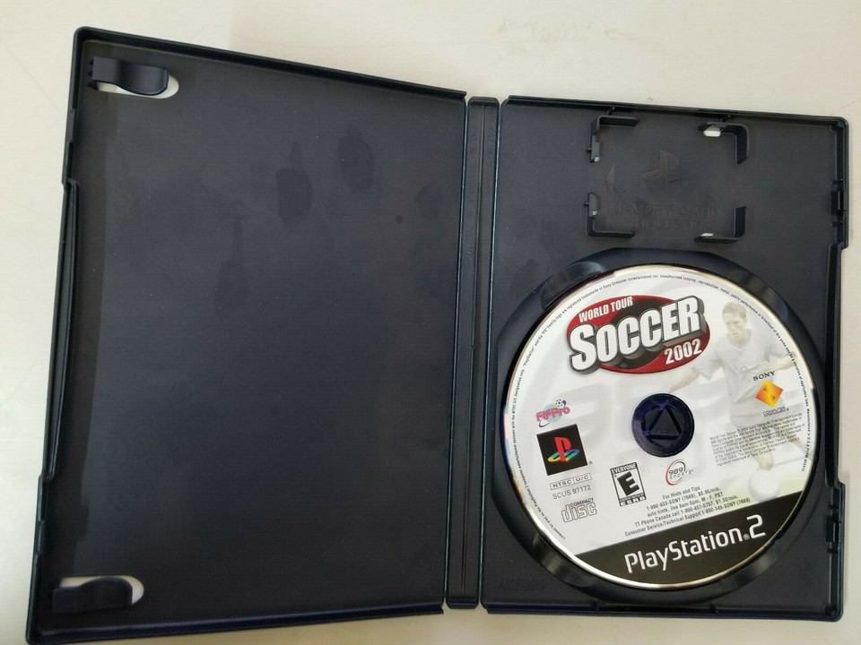 World Tour Soccer 2002 PlayStation 2 PS2 No Manual 989 tested ...