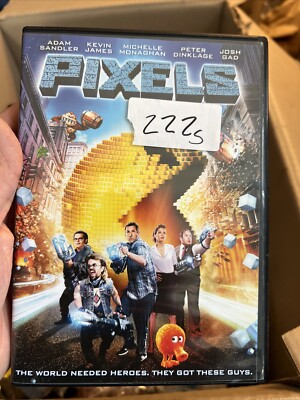 DVD Pixels (2015) Adam Sandler, Kevin James, Peter Dinklage 43396446755 ...