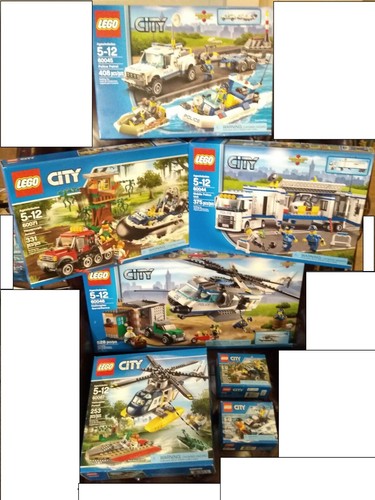 NEW 7 LEGO City Police 60065 60067 60045 60046 60071 60044 60126 HERO ...