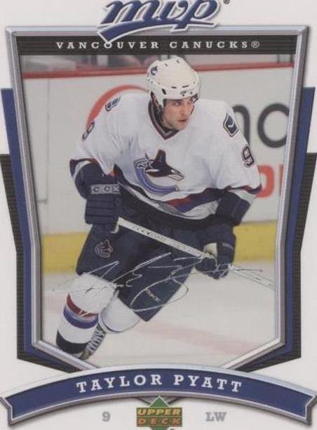 2007-08 Upper Deck MVP - Taylor Pyatt #65 for sale online | eBay