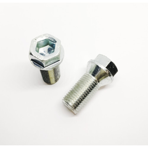 10x Wheel Spacer Short Head Bolts Thread M14 x 1.25 x 24mm key 17mm ...