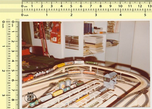 #079 Railroad Train Model Toys Cars Locomotive Railway vintage original ...