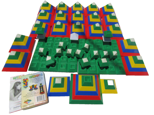 Wedgits 100+ Pieces 2 Bases Design Cards | eBay